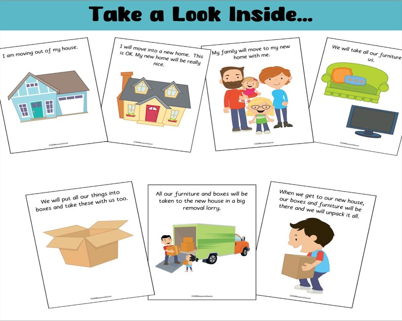Moving House Social Story - Etsy