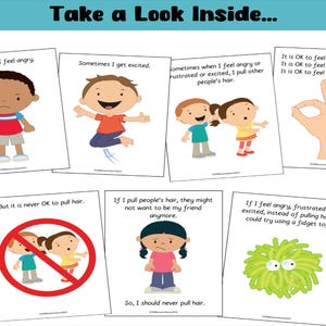 Hair Pulling Social Story - Etsy