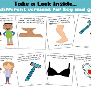 Going Through Puberty Social Story - Etsy