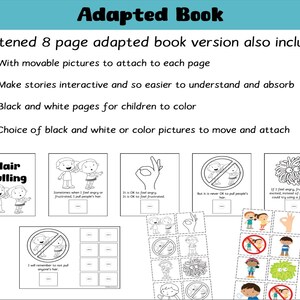 Hair Pulling Social Story - Etsy