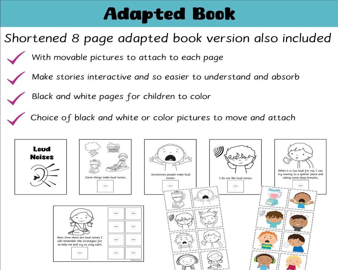 Loud Noises Social Story - Etsy