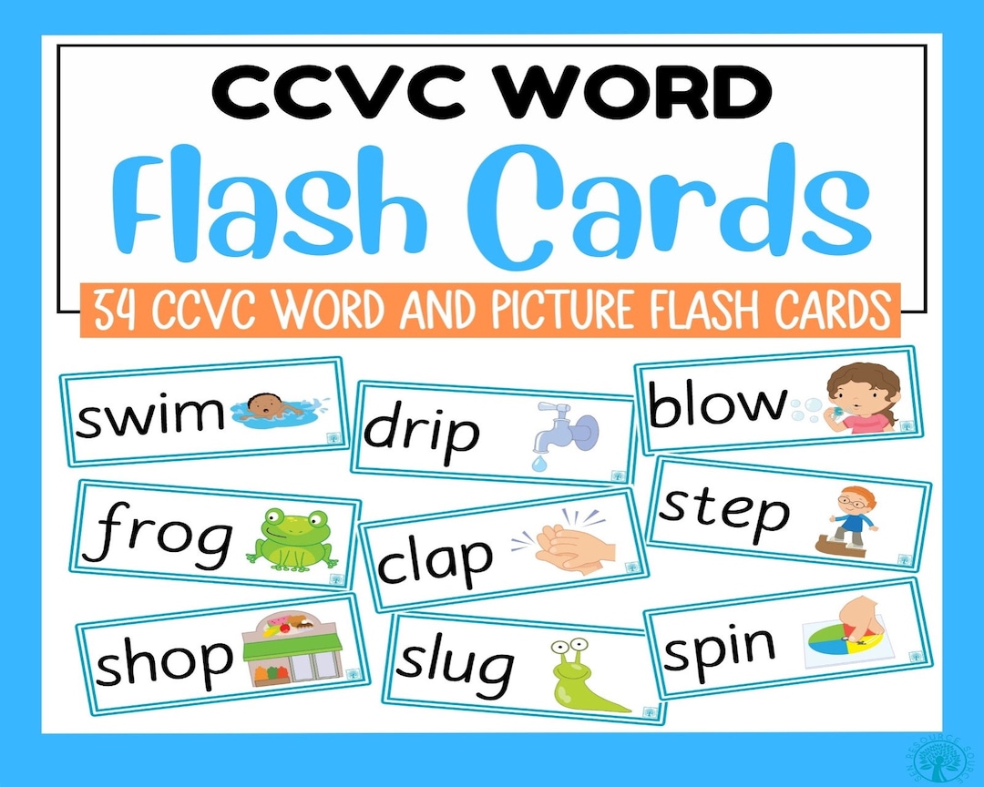 CCVC Flash Cards - Etsy