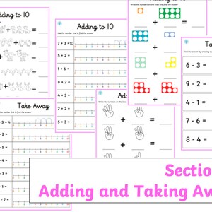 Early Maths Support Workbook - Etsy