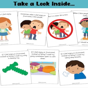 Biting Social Story - Etsy