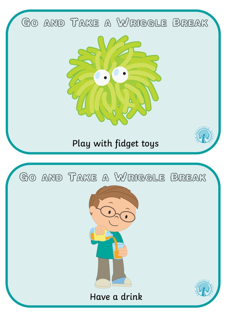 Movement Break Activity Cards for Classroom Behaviour Support, Helpful ...