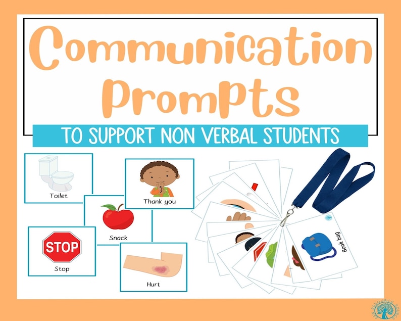 Communication Prompt Cards: Nonverbal Visual Aid - Etsy
