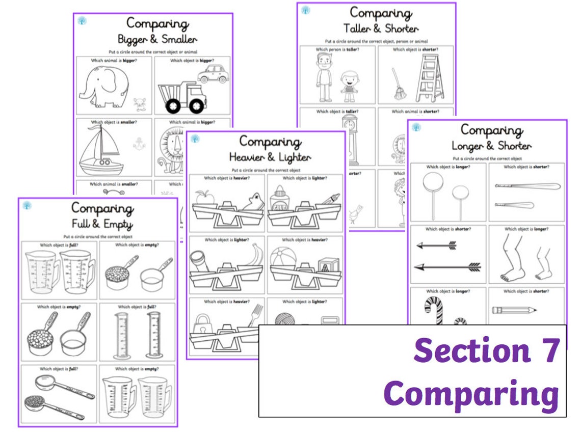 Early Maths Support Workbook - Etsy