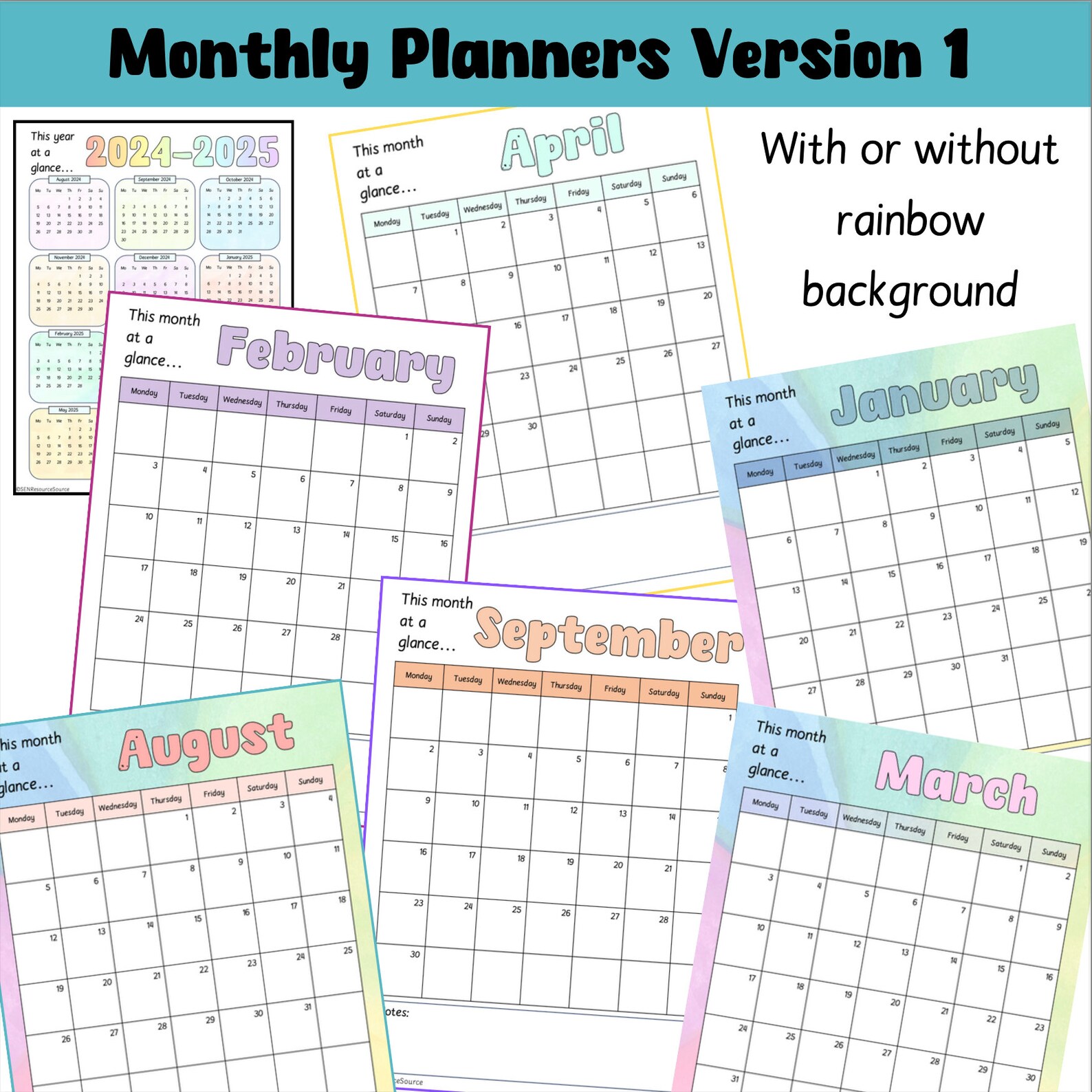 Teacher Planner 2024-2025 - Etsy