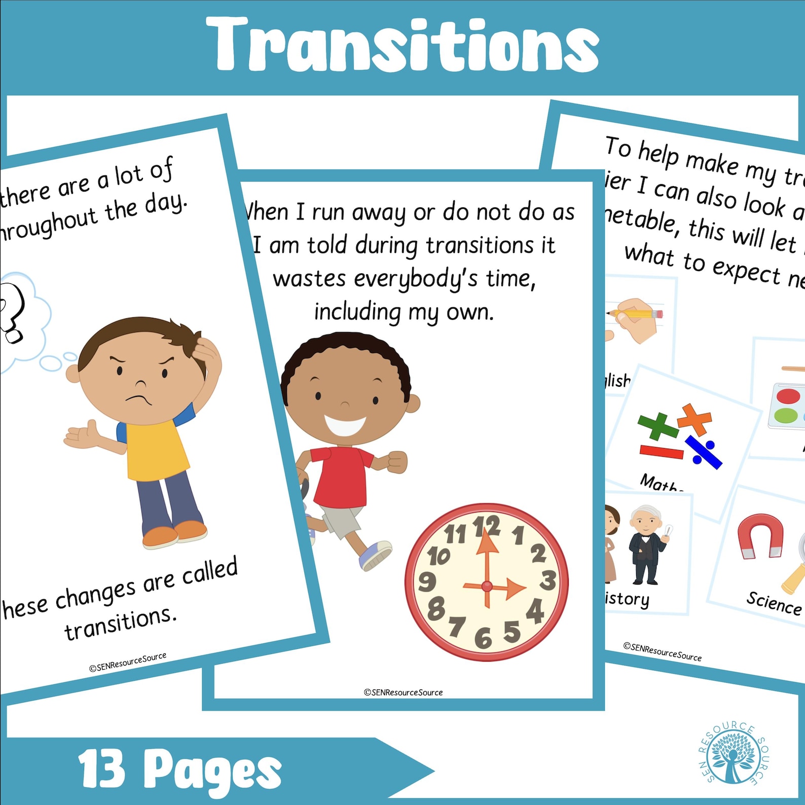 Transitions Social Story - Etsy