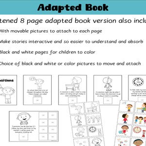 Transitions Social Story - Etsy