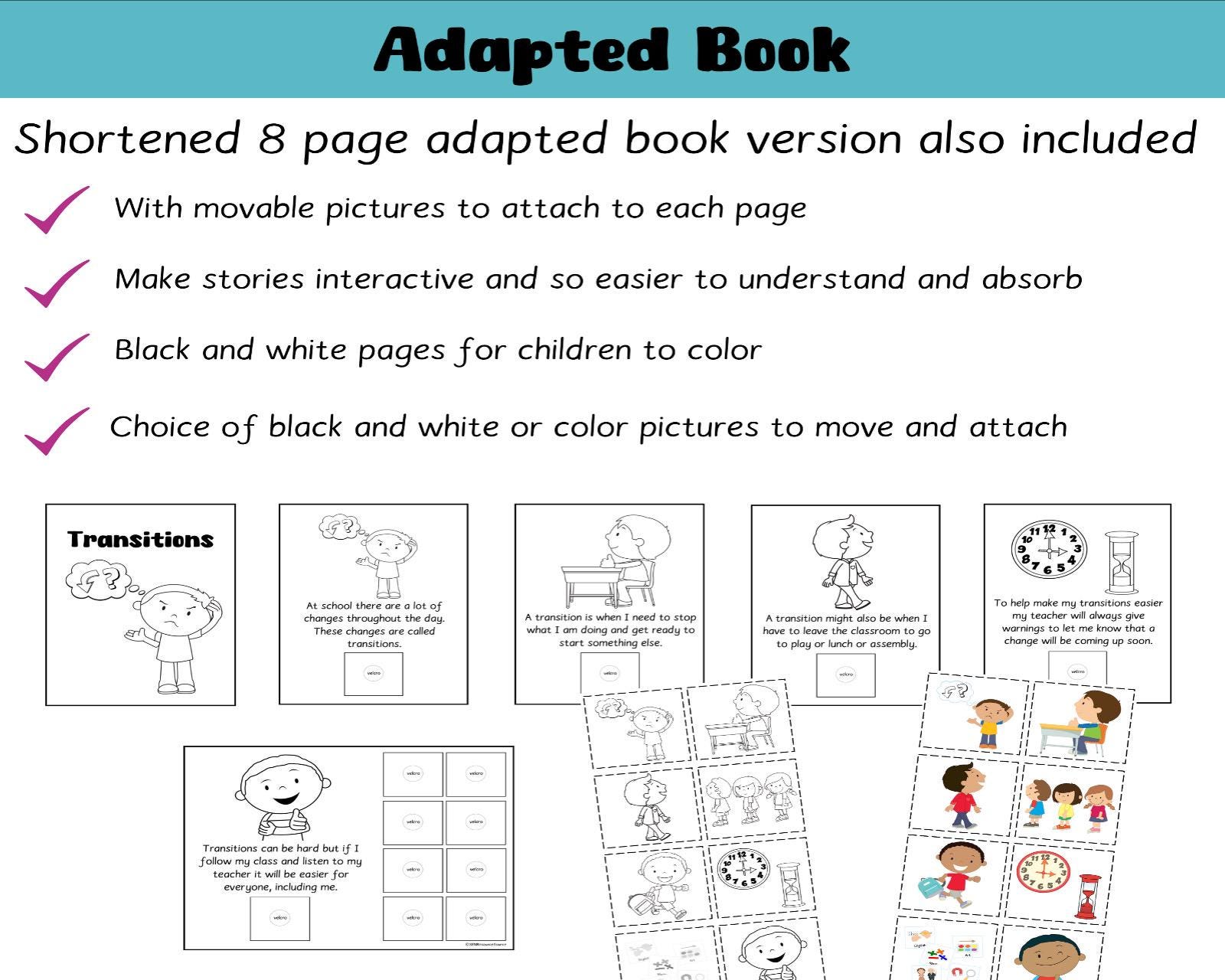 Transitions Social Story - Etsy