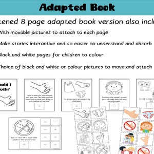 Inappropriate Touch Social Story - Etsy