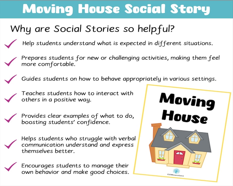 Moving House Social Story - Etsy