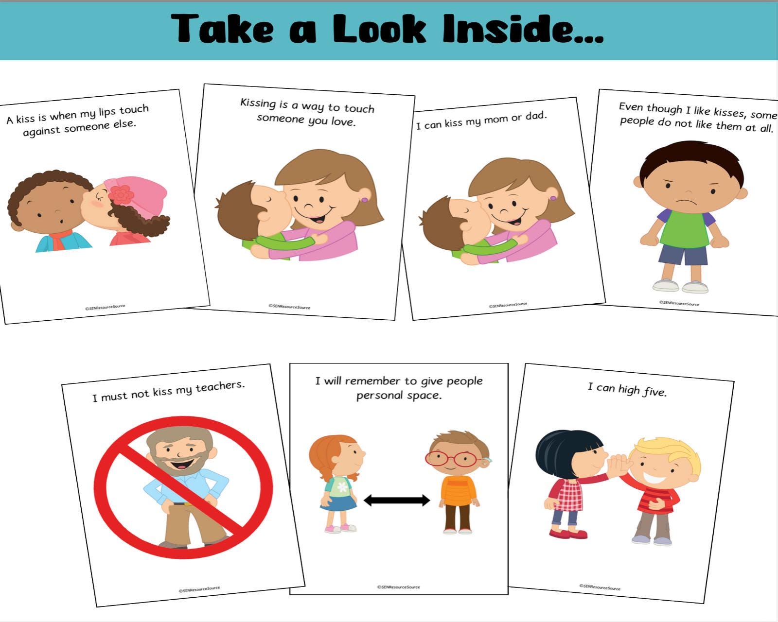 Kisses Social Story - Etsy