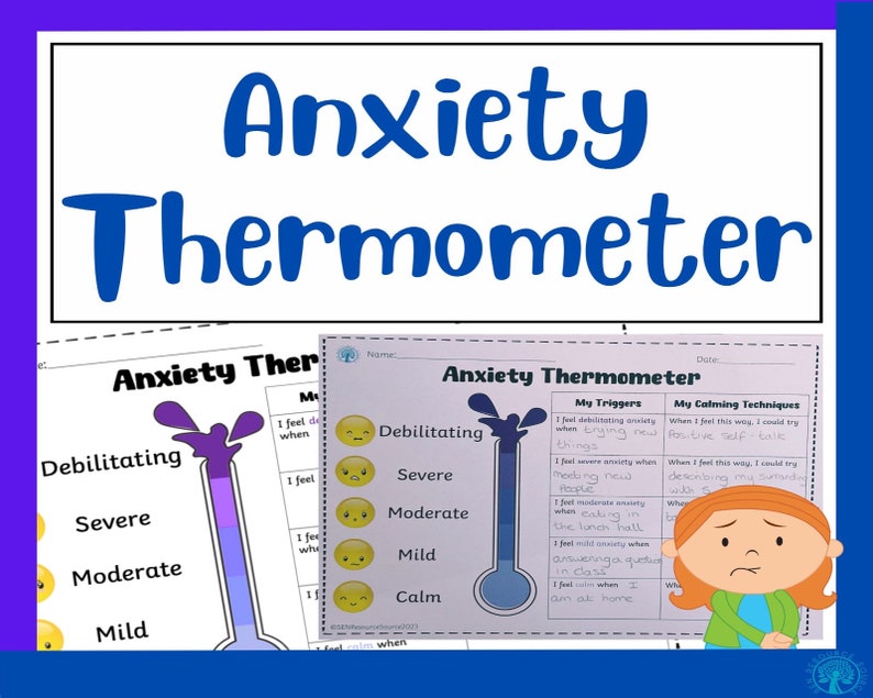 Anxiety Thermometer - Etsy