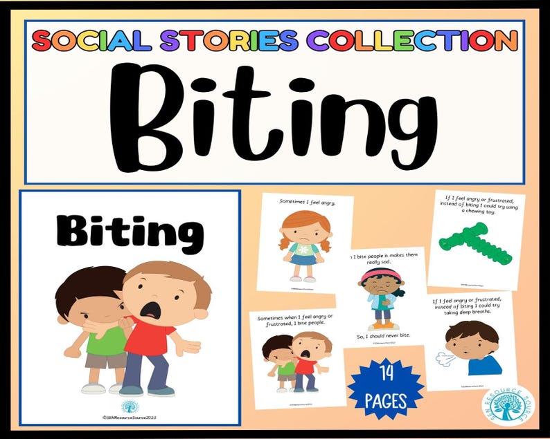 Biting Social Story - Etsy