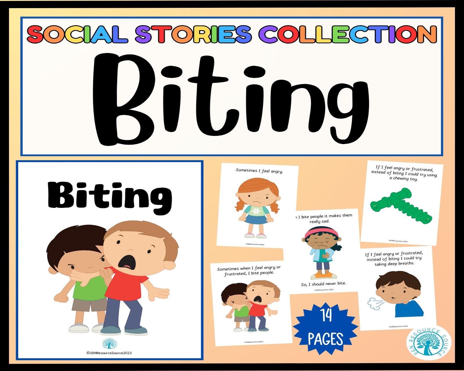 Biting Social Story - Etsy