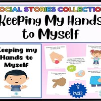 Kind Hands Social Story - Etsy