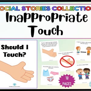 Inappropriate Touch Social Story - Etsy