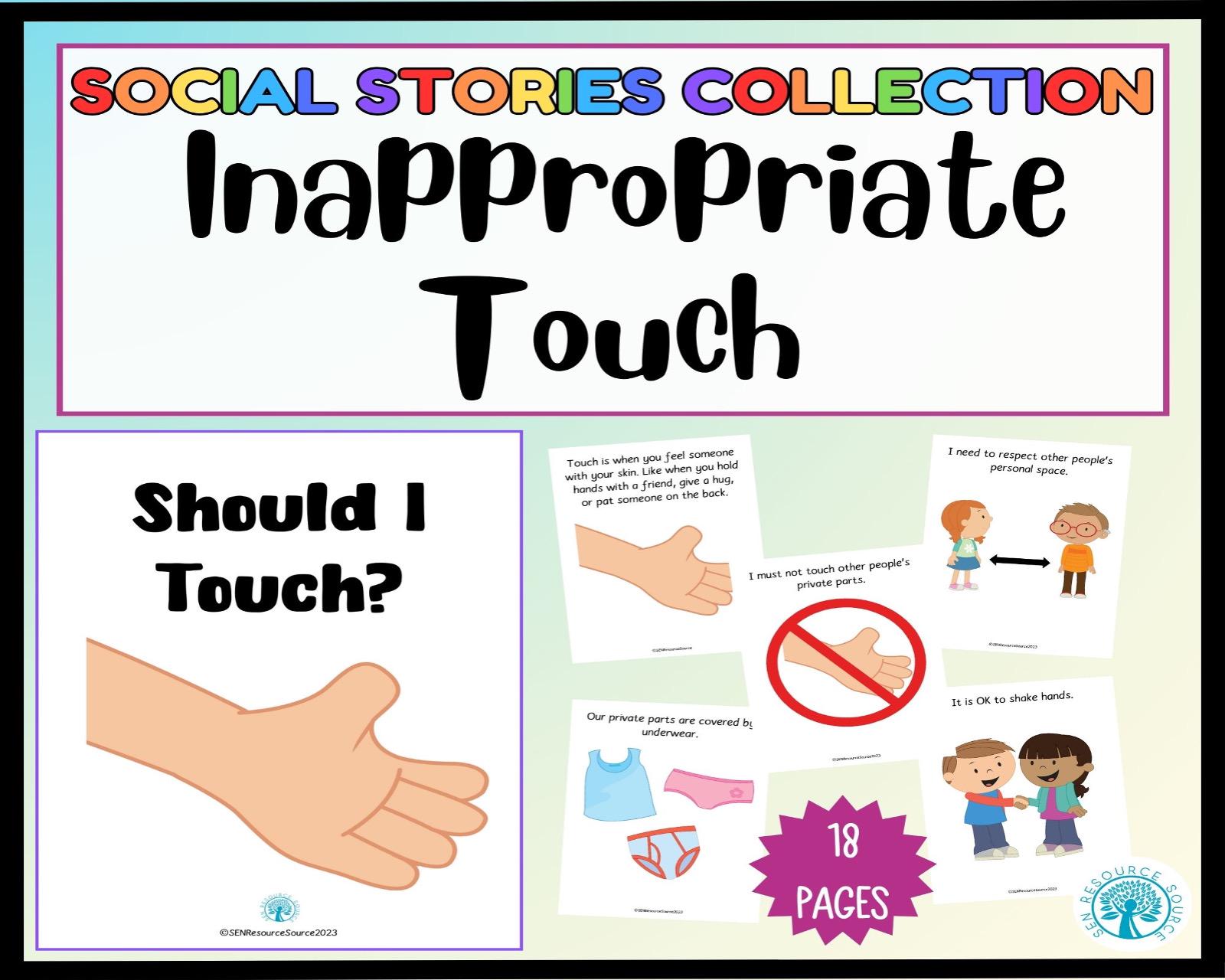 Inappropriate Touch Social Story - Etsy