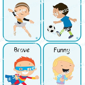 Strength Cards: Positive Affirmations for Kids - Etsy
