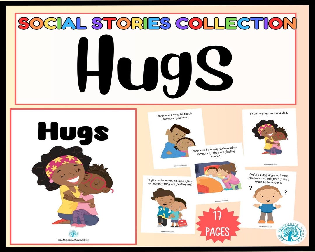 Hugs Social Story - Etsy