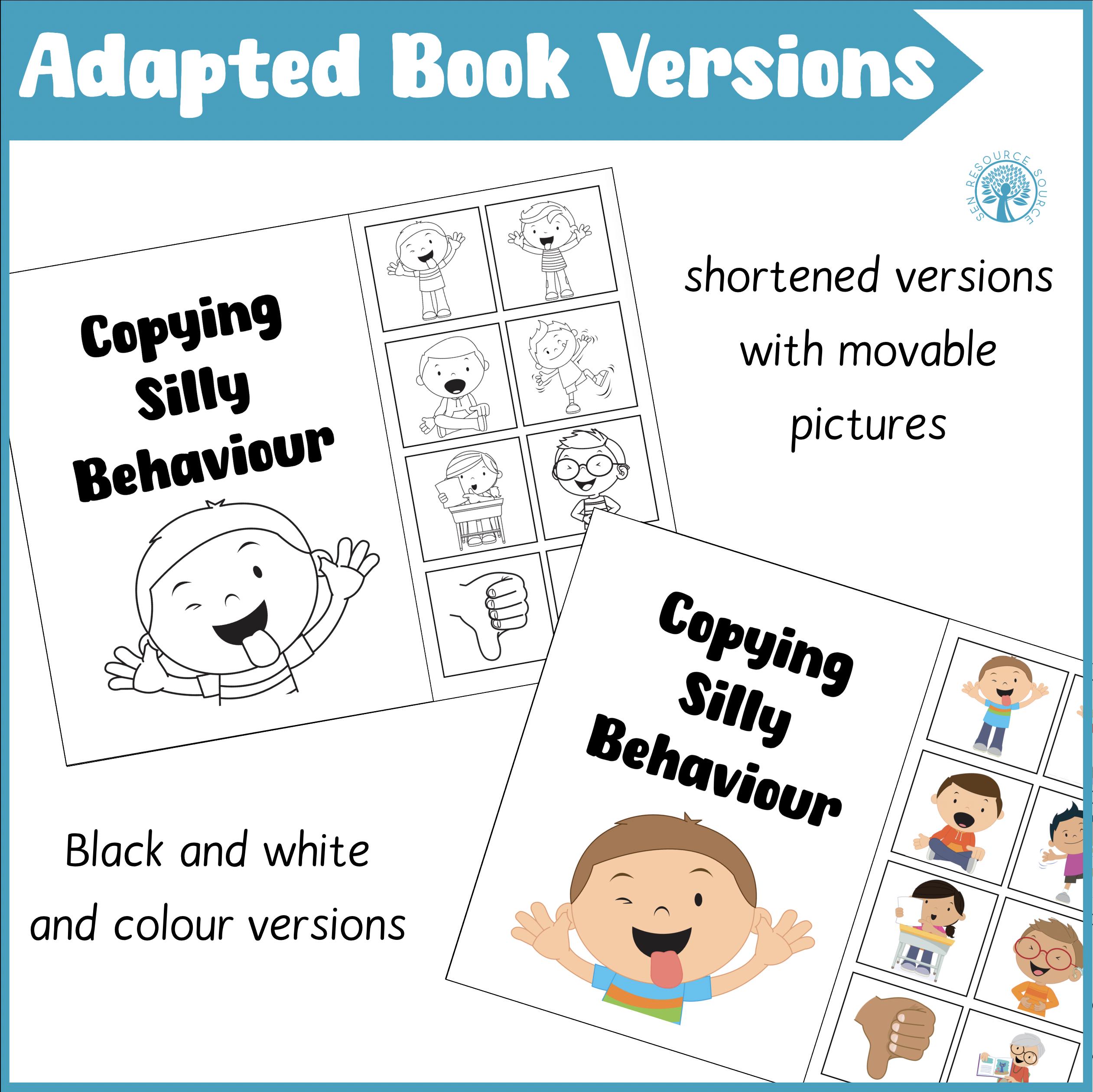 Copying Silly Behaviour Social Story - Etsy