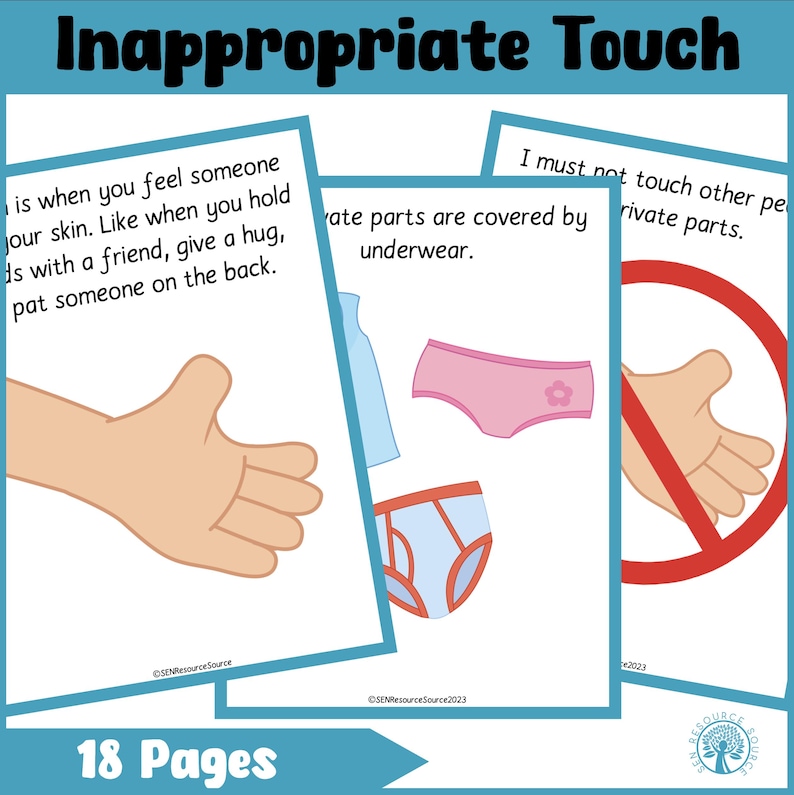 Inappropriate Touch Social Story - Etsy
