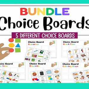 Choice Boards Visual Support for Autism and SEN - Etsy