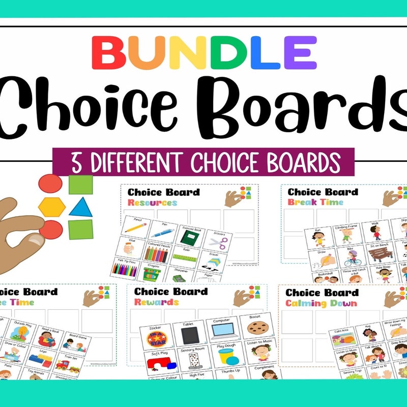 Visual Choice Board - Etsy