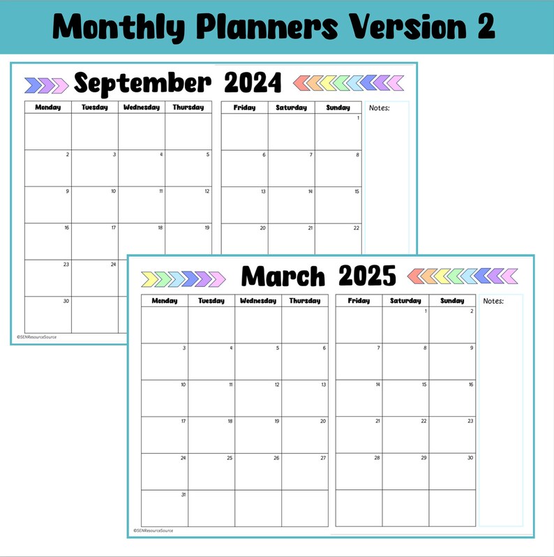 Teacher Planner 2024-2025 - Etsy