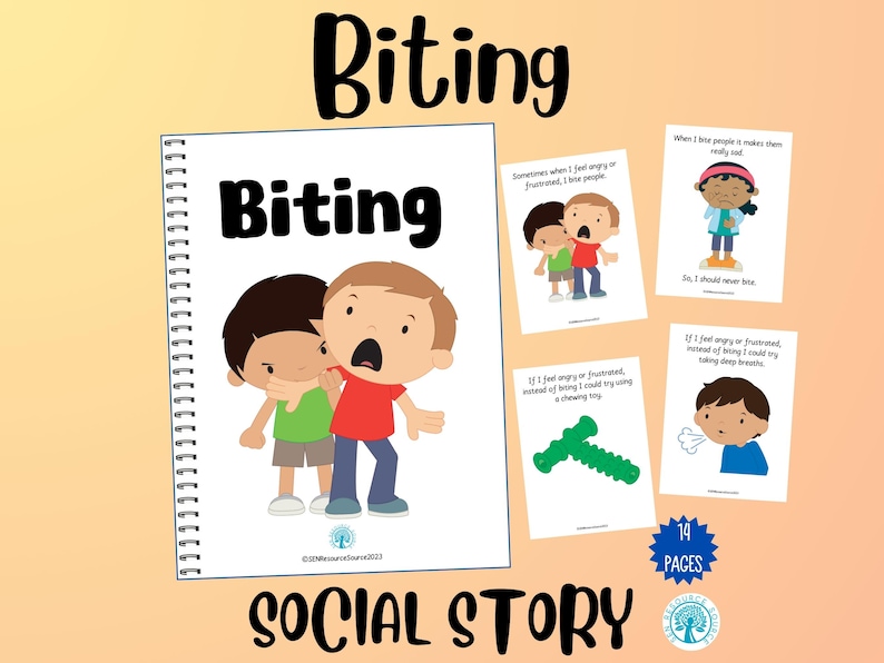 Biting Social Story - Etsy