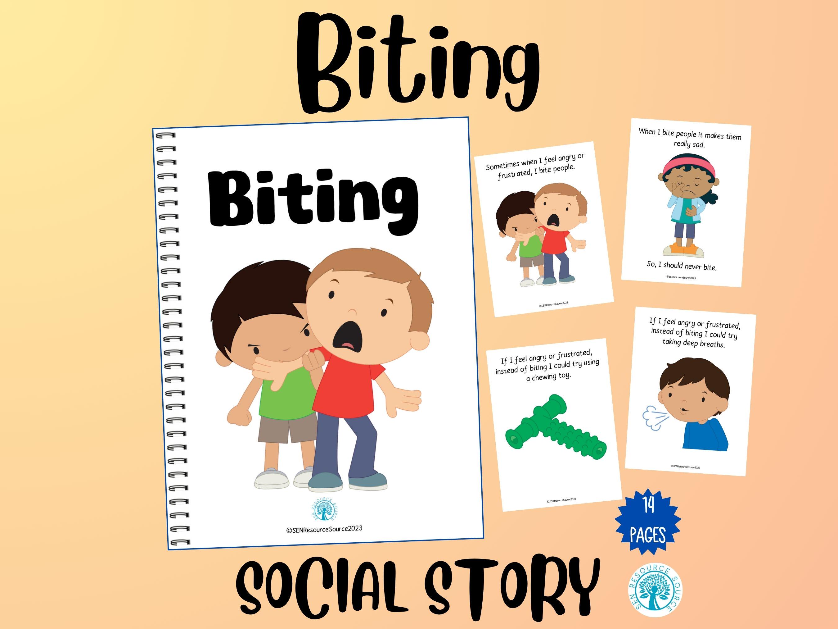 Biting Social Story - Etsy