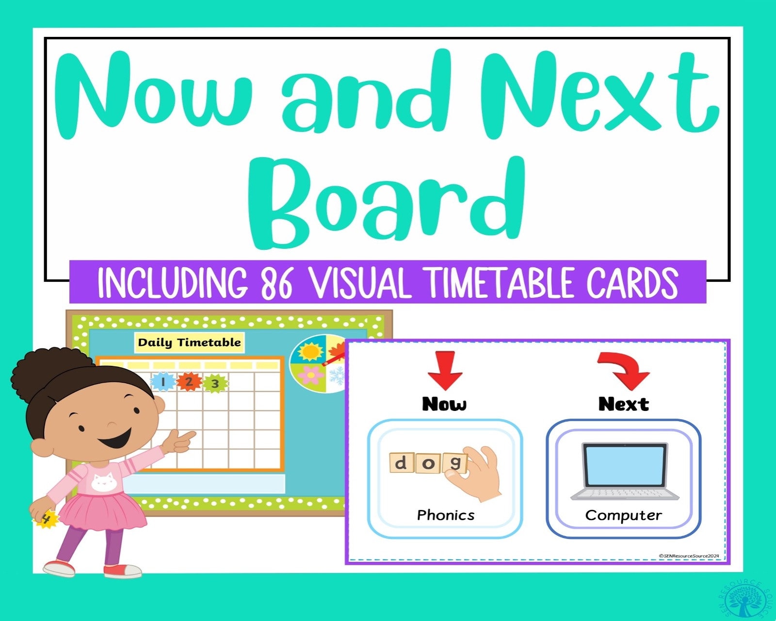 Now and Next Board With Visual Timetable and Reward Cards - Etsy