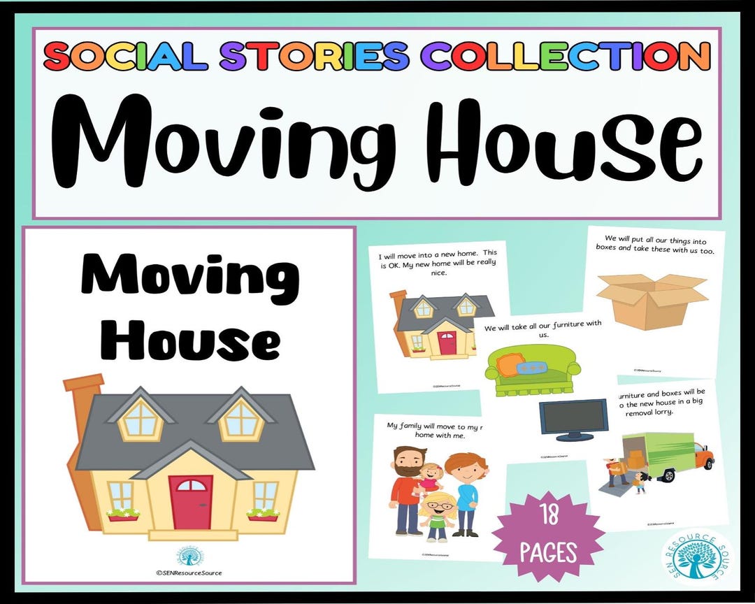 Moving House Social Story - Etsy