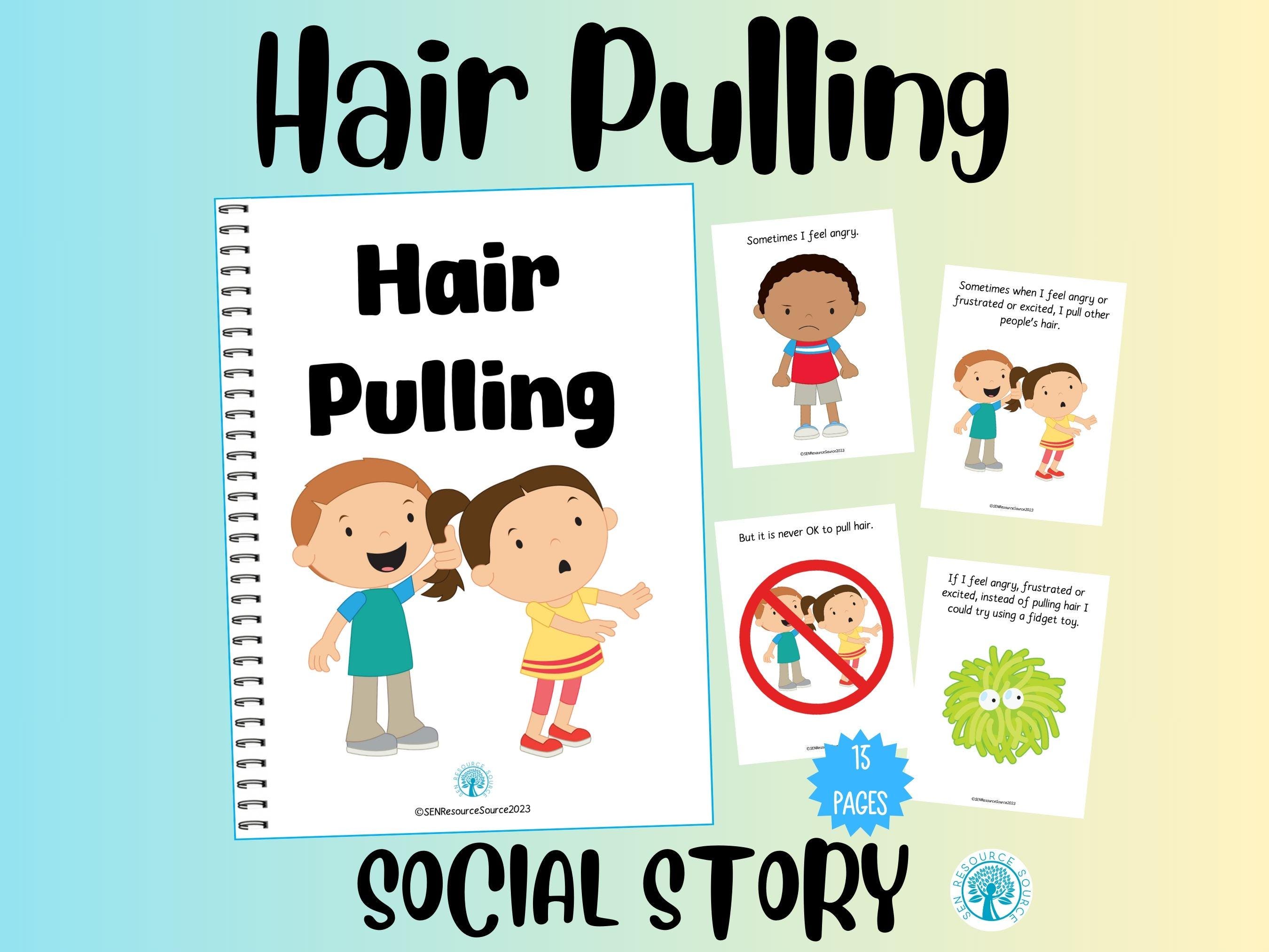 Hair Pulling Social Story - Etsy