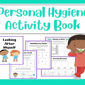 Looking After Myself Personal Hygiene Activity Book - Etsy