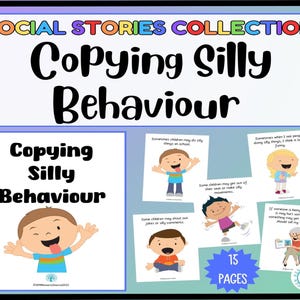 Copying Silly Behaviour Social Story - Etsy
