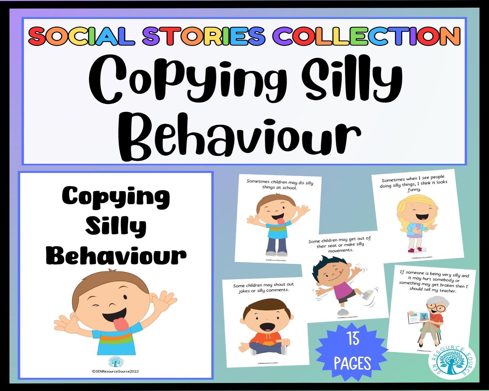 Copying Silly Behaviour Social Story - Etsy