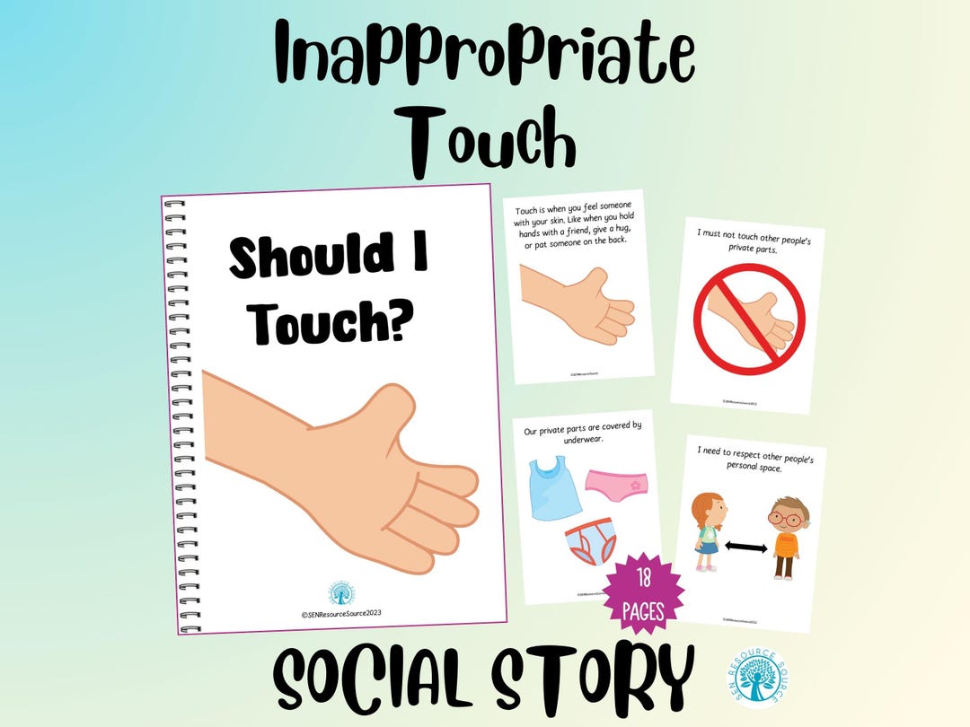 Inappropriate Touch Social Story - Etsy