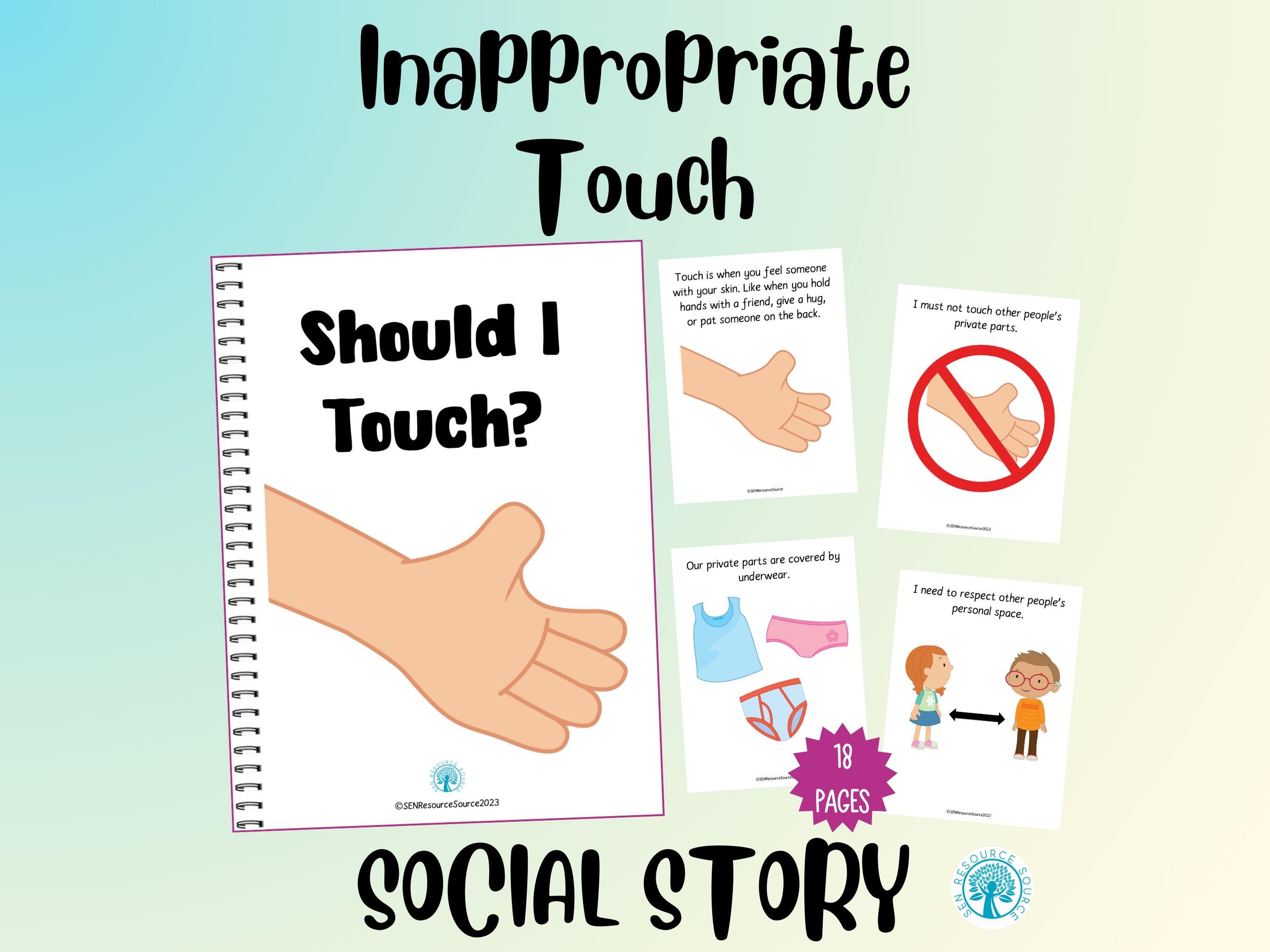 Inappropriate Touch Social Story - Etsy