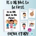 It is OK Not to Be First Social Story - Etsy