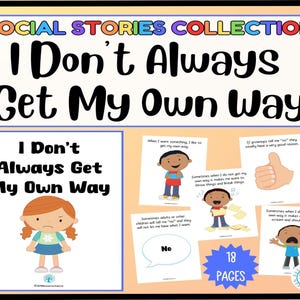 I Can't Always Get My Own Way Social Story - Etsy