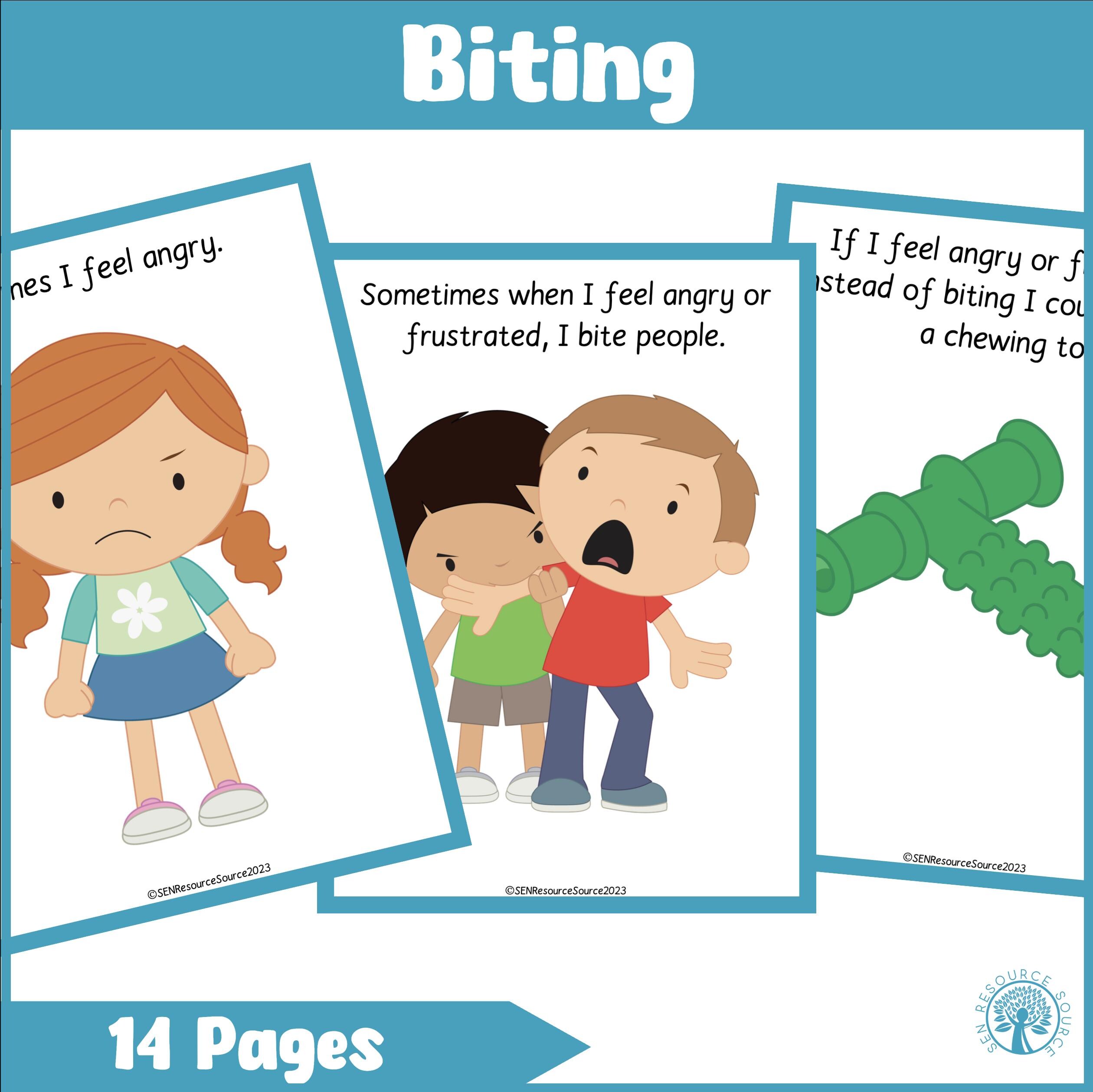 Biting Social Story - Etsy