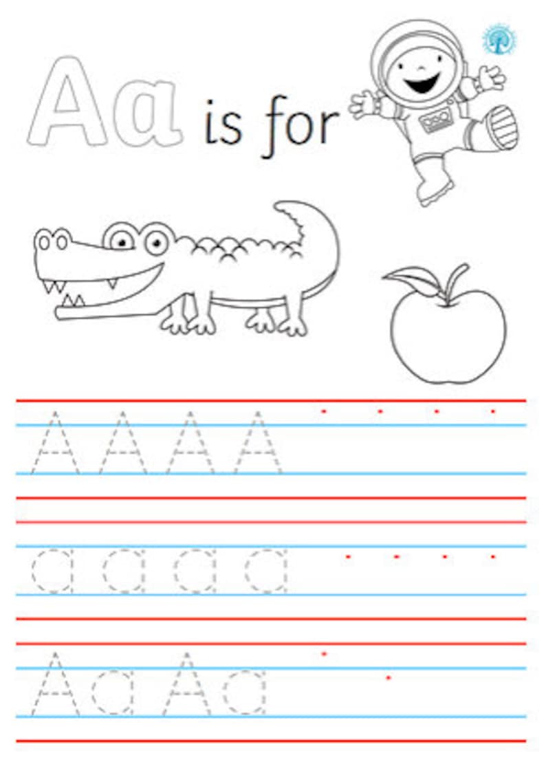 Alphabet Formation Handwriting Sheets - Etsy