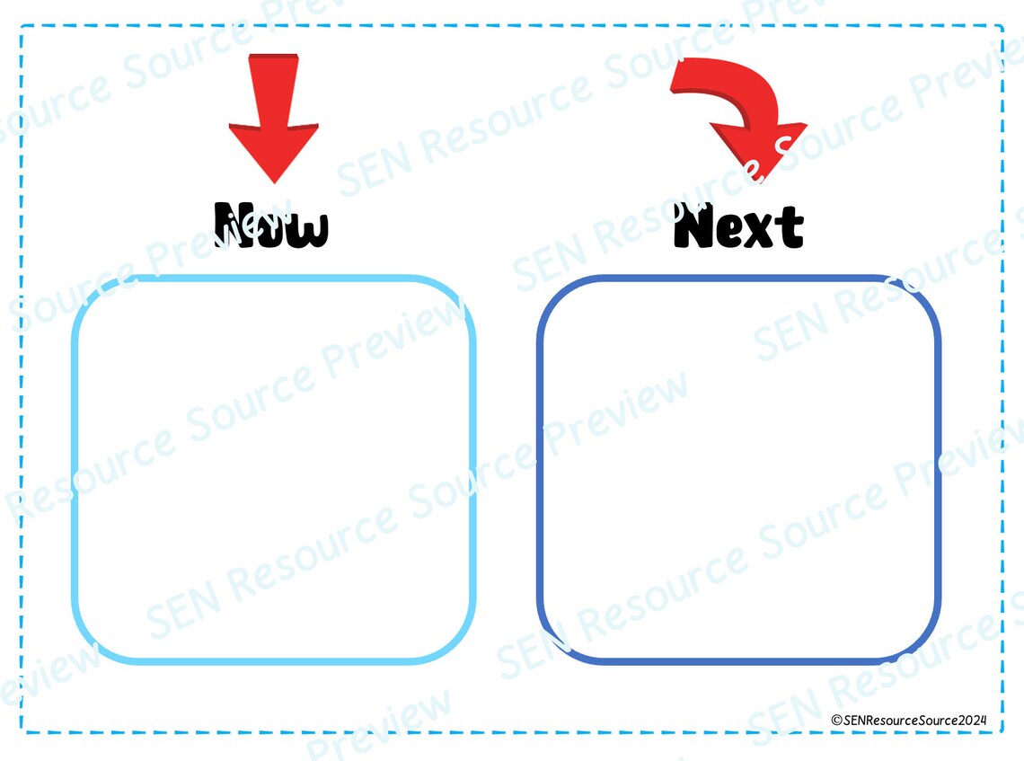 Now and Next Board With Visual Timetable and Reward Cards - Etsy