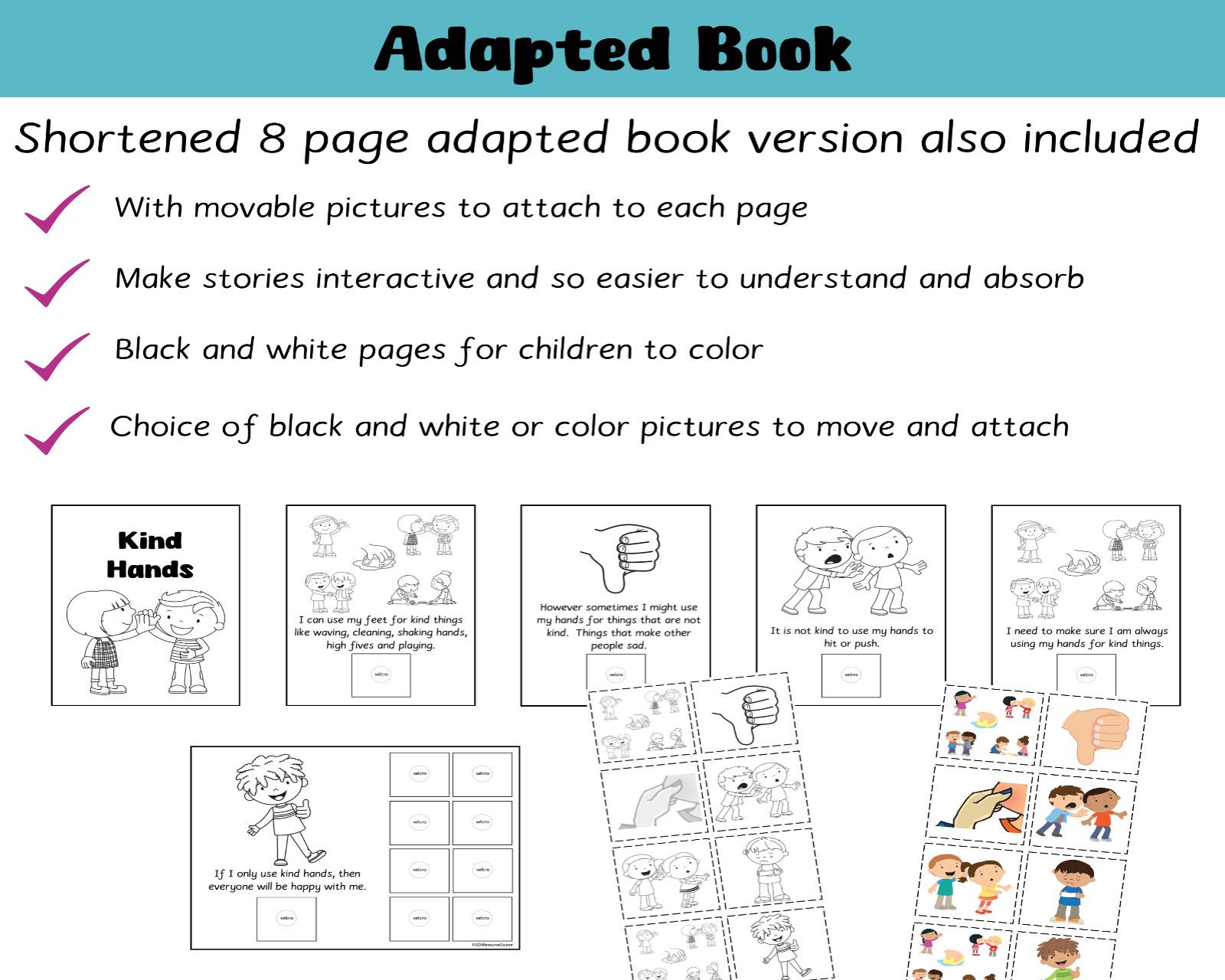 Kind Hands Social Story - Etsy