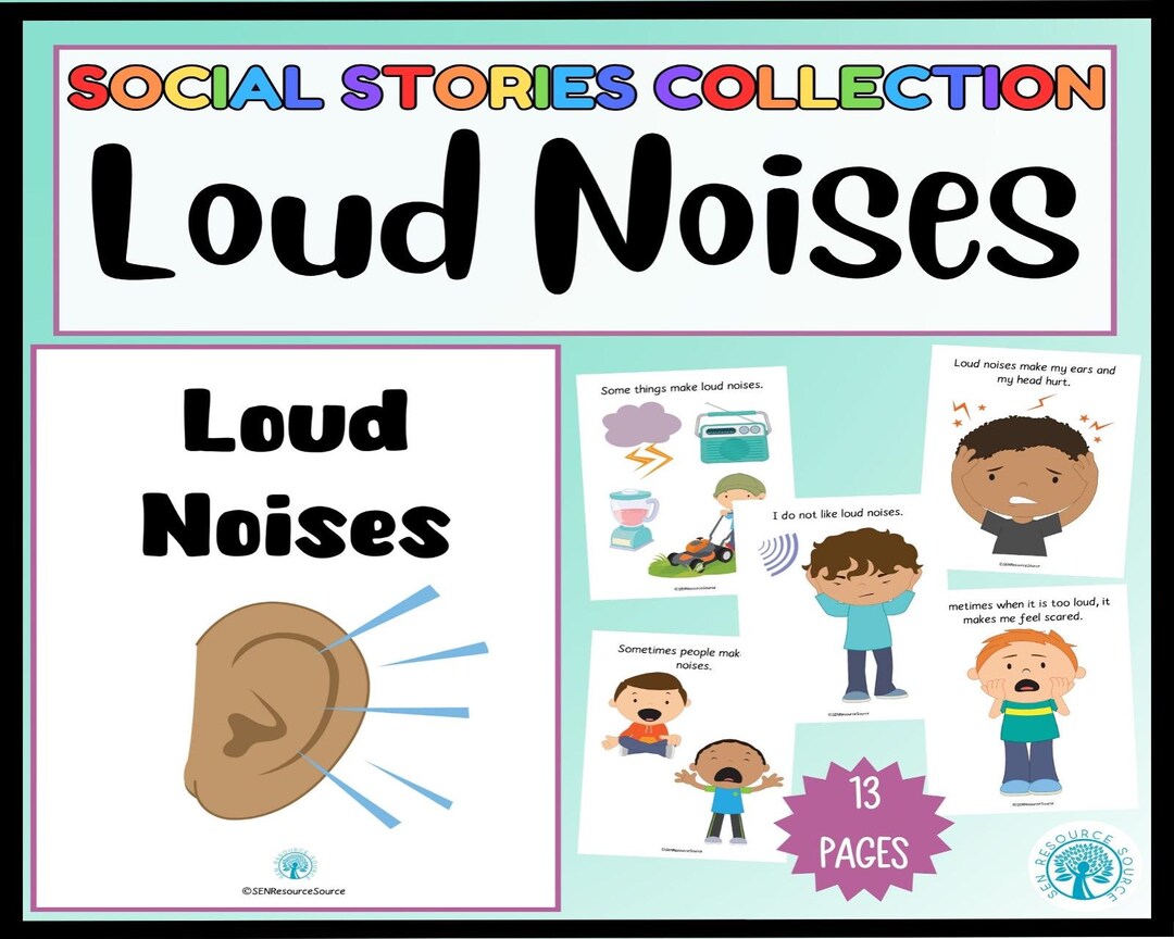 Loud Noises Social Story - Etsy