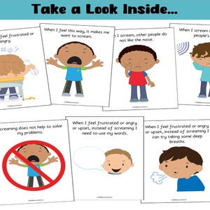 Screaming Social Story - Etsy