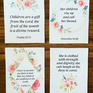 Printable Scripture Cards for Moms | Gifts for Moms | Mother's Day ...